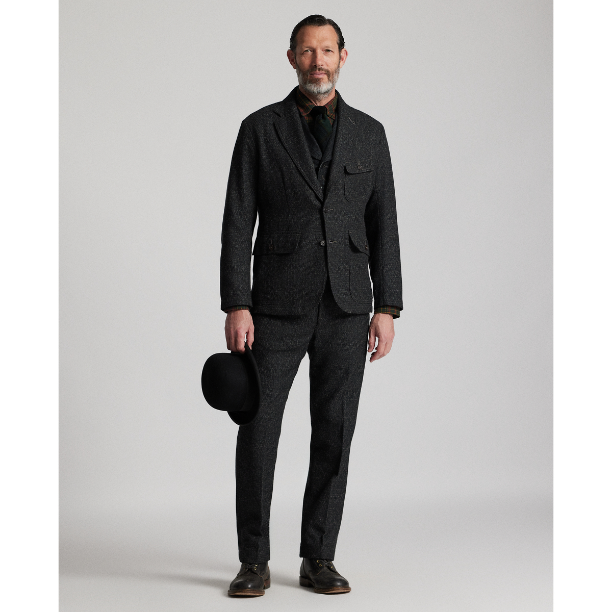 RALPH LAUREN unconstructed wool-cotton sport coat